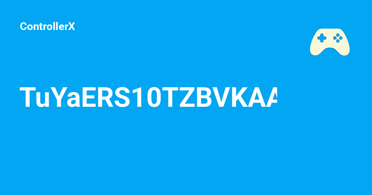 TuYaERS10TZBVKAA - ControllerX